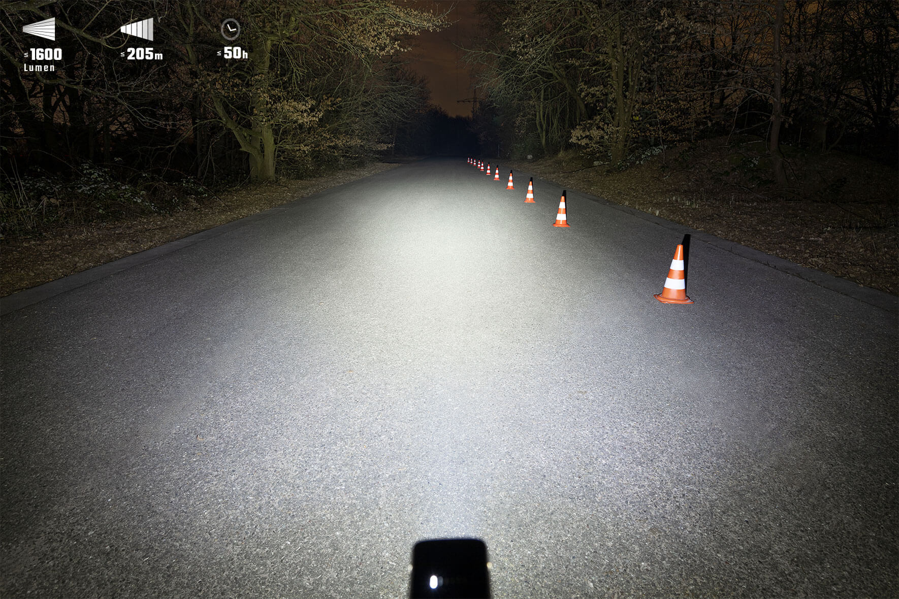 BUSTER 1600 K-Set BUSTER RL150 - Bike Light Set - SIGMA